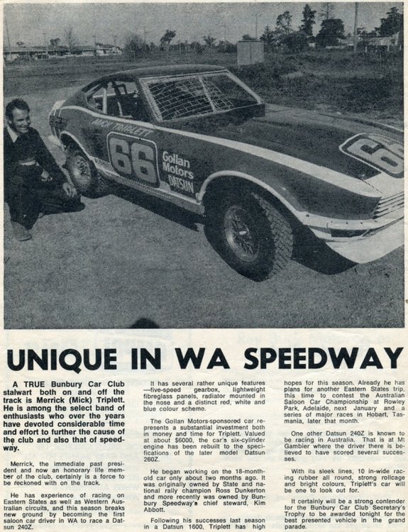 Ross Dunkerton and Datsun in Australia - Page 4 - Racing Your Car - Auszcar