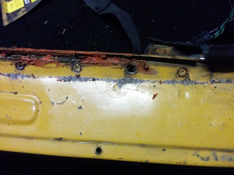 Rear Slam Panel Rust Repair. - Body work - Auszcar