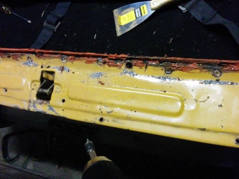 Rear Slam Panel Rust Repair. - Body work - Auszcar