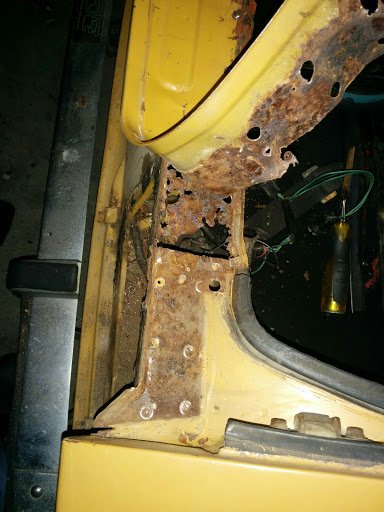 Rear Slam Panel Rust Repair. - Body work - Auszcar