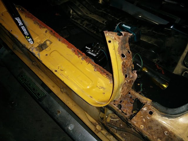 Rear Slam Panel Rust Repair. - Body work - Auszcar