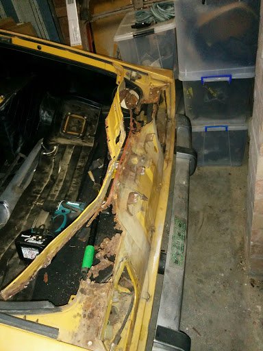 Rear Slam Panel Rust Repair. - Body work - Auszcar