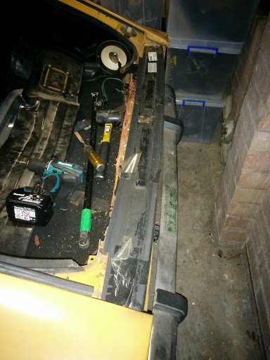 Rear Slam Panel Rust Repair. - Body work - Auszcar