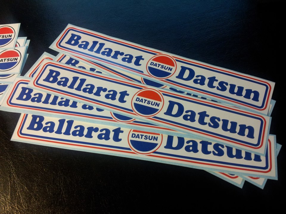 Datsun Dealership Sticker Reproduction - General Discussions - Auszcar