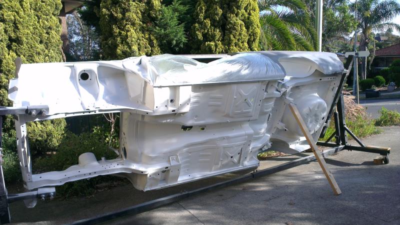 what to paint inside frame rails - Body work - Auszcar