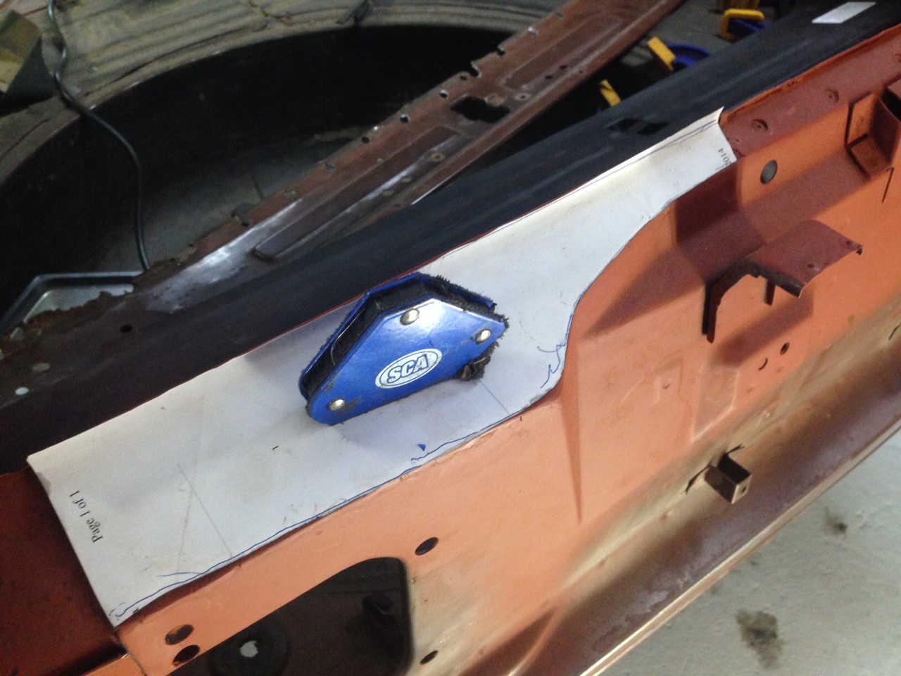 Rear Slam Panel Rust Repair. - Body work - Auszcar