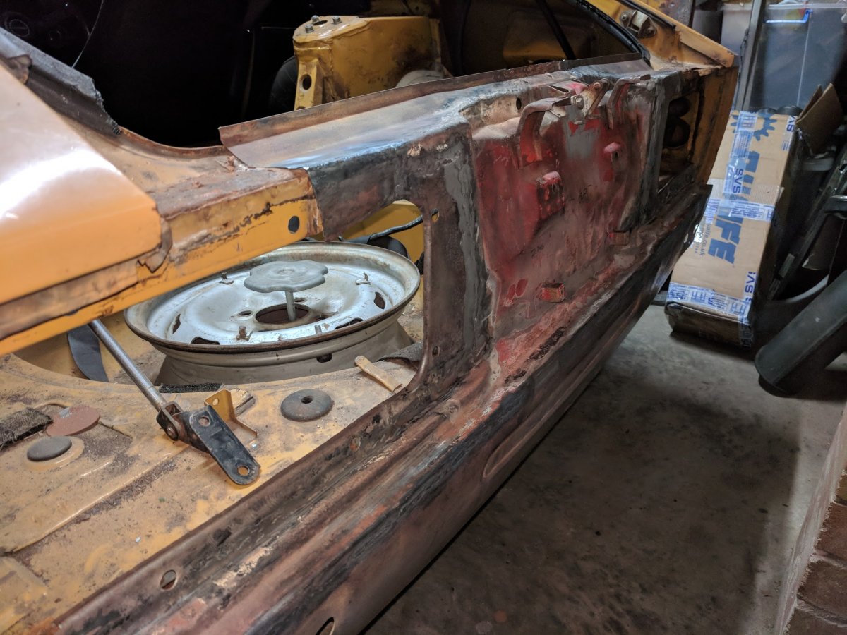 Rear Slam Panel Rust Repair. - Body work - Auszcar